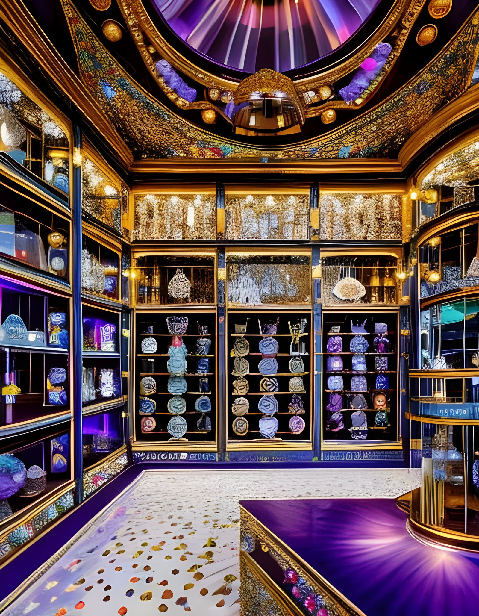 Crystal shop - AI Generated Artwork - NightCafe Creator