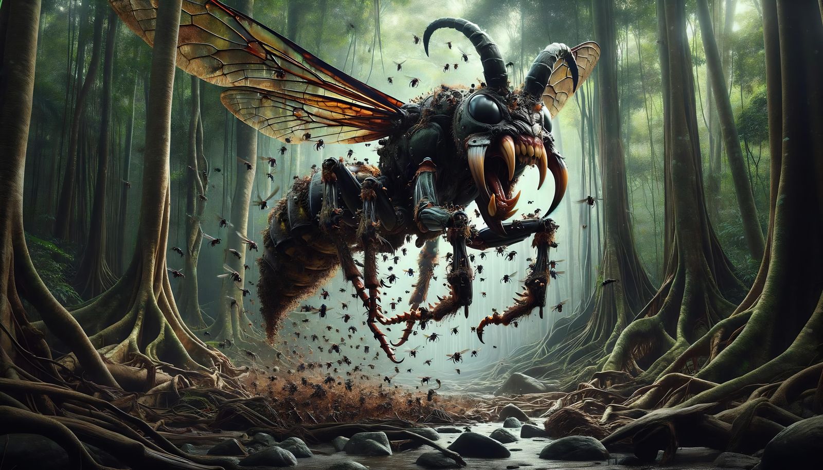 DND Series: Howler Wasp (Monster) - AI Generated Artwork - NightCafe ...
