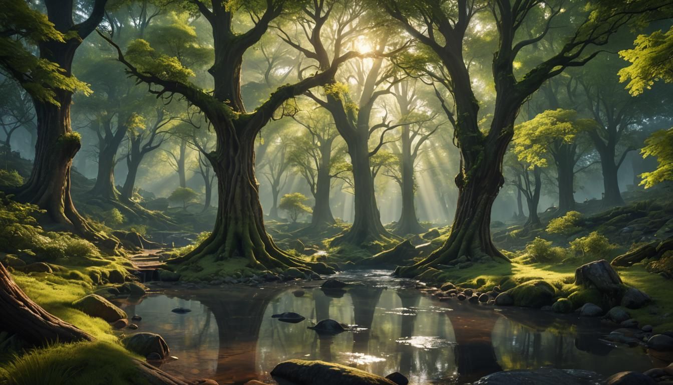 Forest - AI Generated Artwork - NightCafe Creator