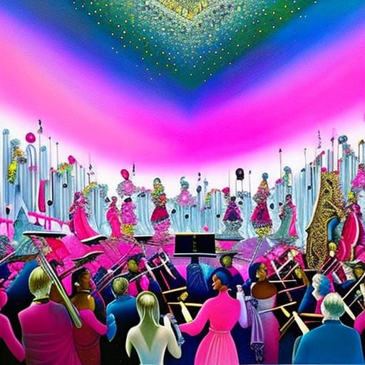 Symphonic orchestra - AI Generated Artwork - NightCafe Creator