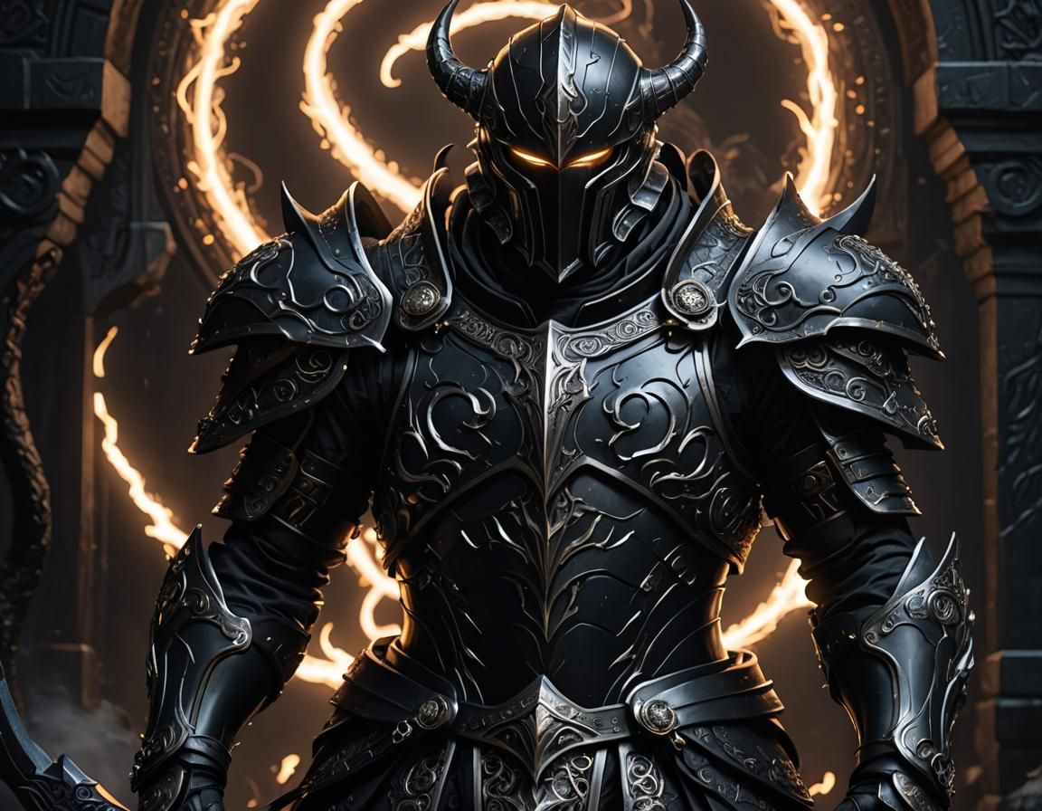 Obsidian Knight - AI Generated Artwork - NightCafe Creator