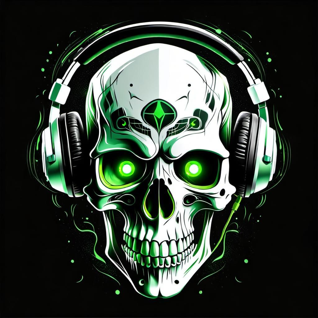 Techno skull - AI Generated Artwork - NightCafe Creator