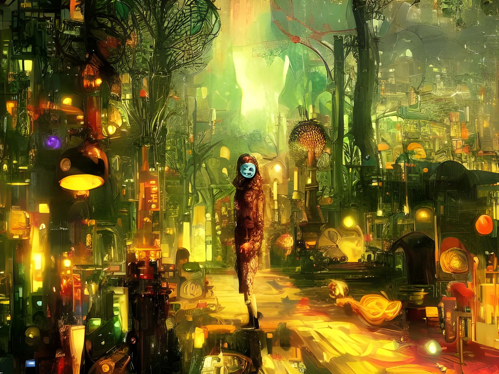 Android graveyard - AI Generated Artwork - NightCafe Creator