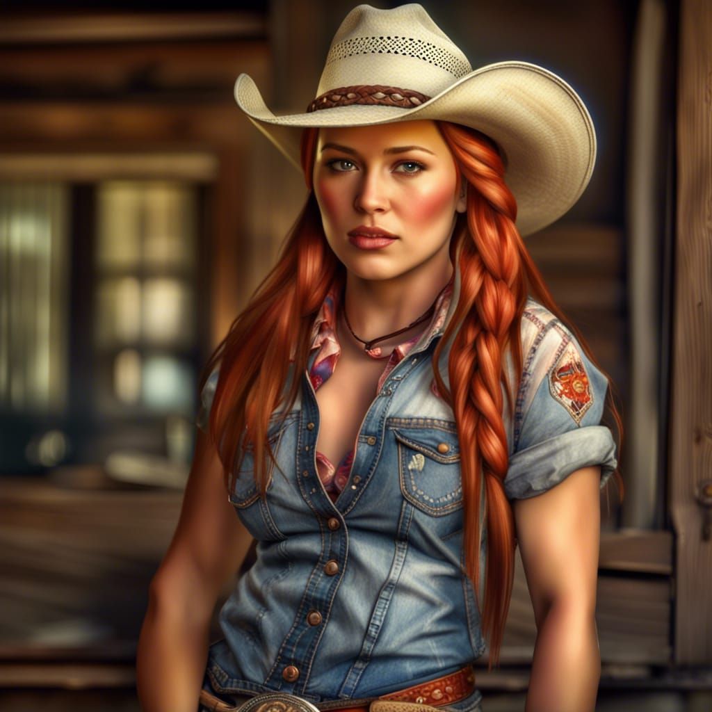 Country Girl - AI Generated Artwork - NightCafe Creator