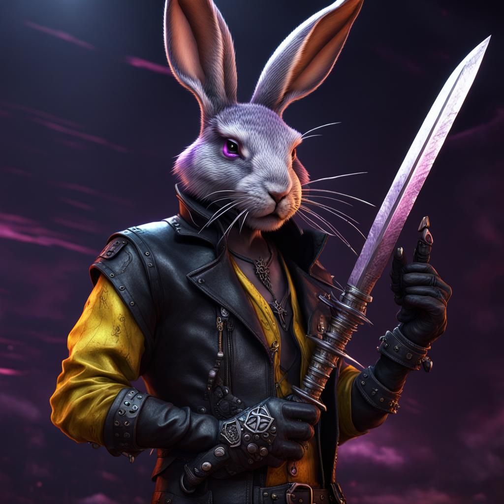 Rogue Rabbit - AI Generated Artwork - NightCafe Creator