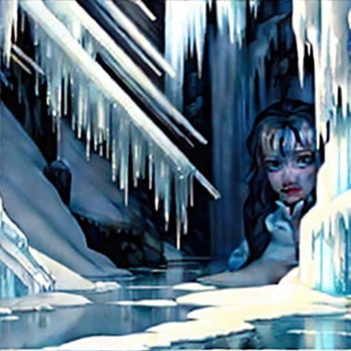 Winter Wonderland Scene in Dreamcore Style - AI Art