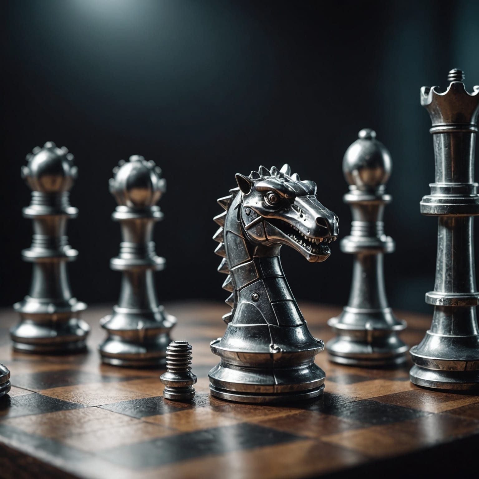 Dragon Knight Chess piece - AI Generated Artwork - NightCafe Creator