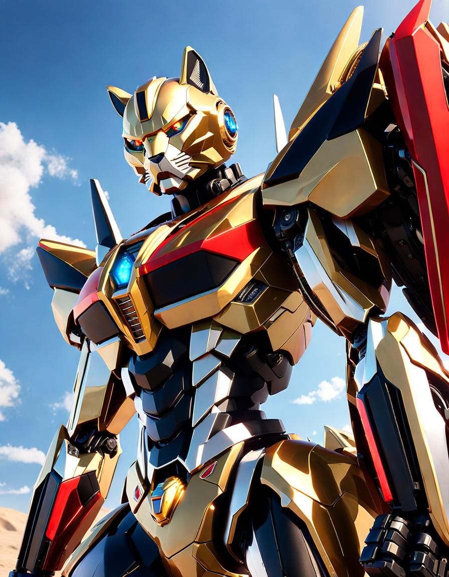 gold streamline tan Anthropomorphic tan Cougar golden Transformers ...