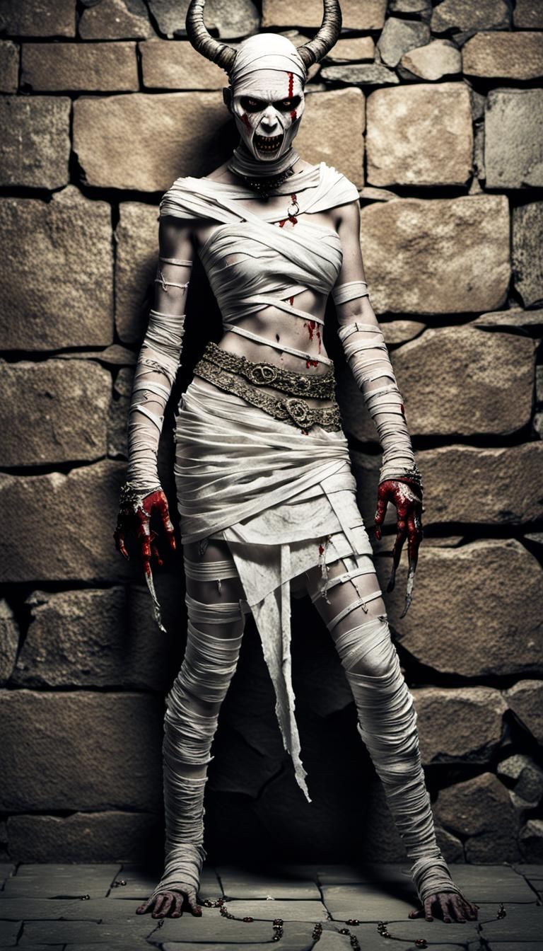 Demon mummy - AI Generated Artwork - NightCafe Creator