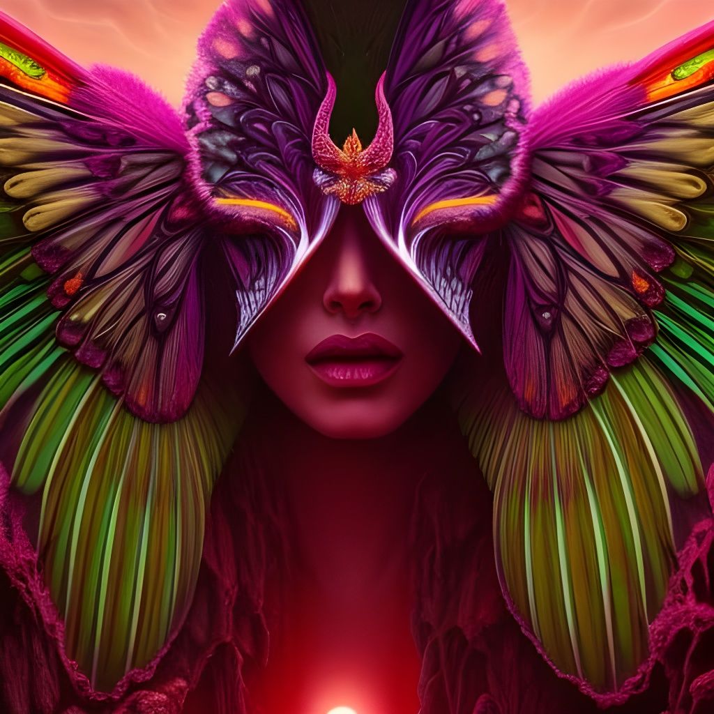 Butterfly supervillain beauty - Butterfly supervillain beau...