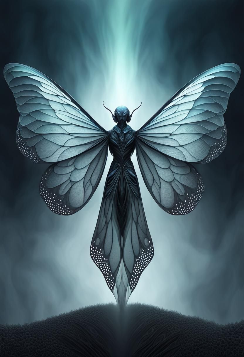 Evolved Moth - AI Generated Artwork - NightCafe Creator