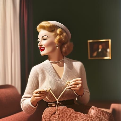 Knitting - AI Generated Artwork - NightCafe Creator