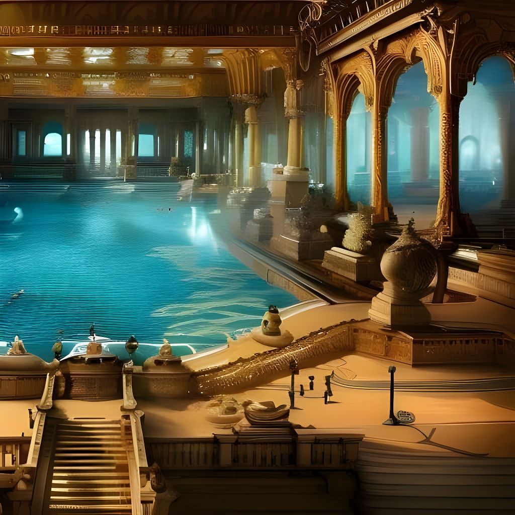 Ancient Rome Thermae - AI Generated Artwork - NightCafe Creator
