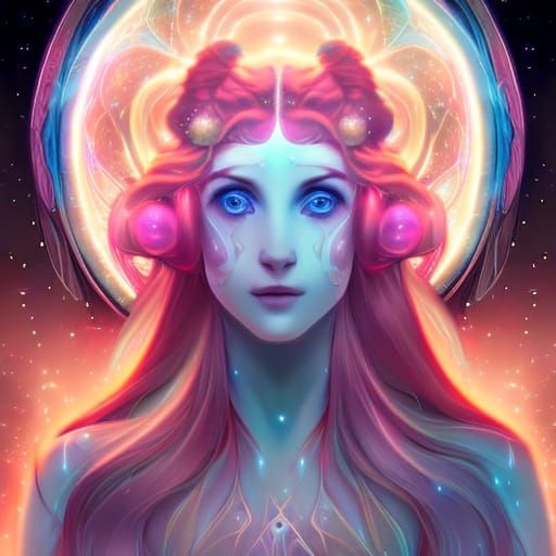 Galactic princess - AI Generated Artwork - NightCafe Creator