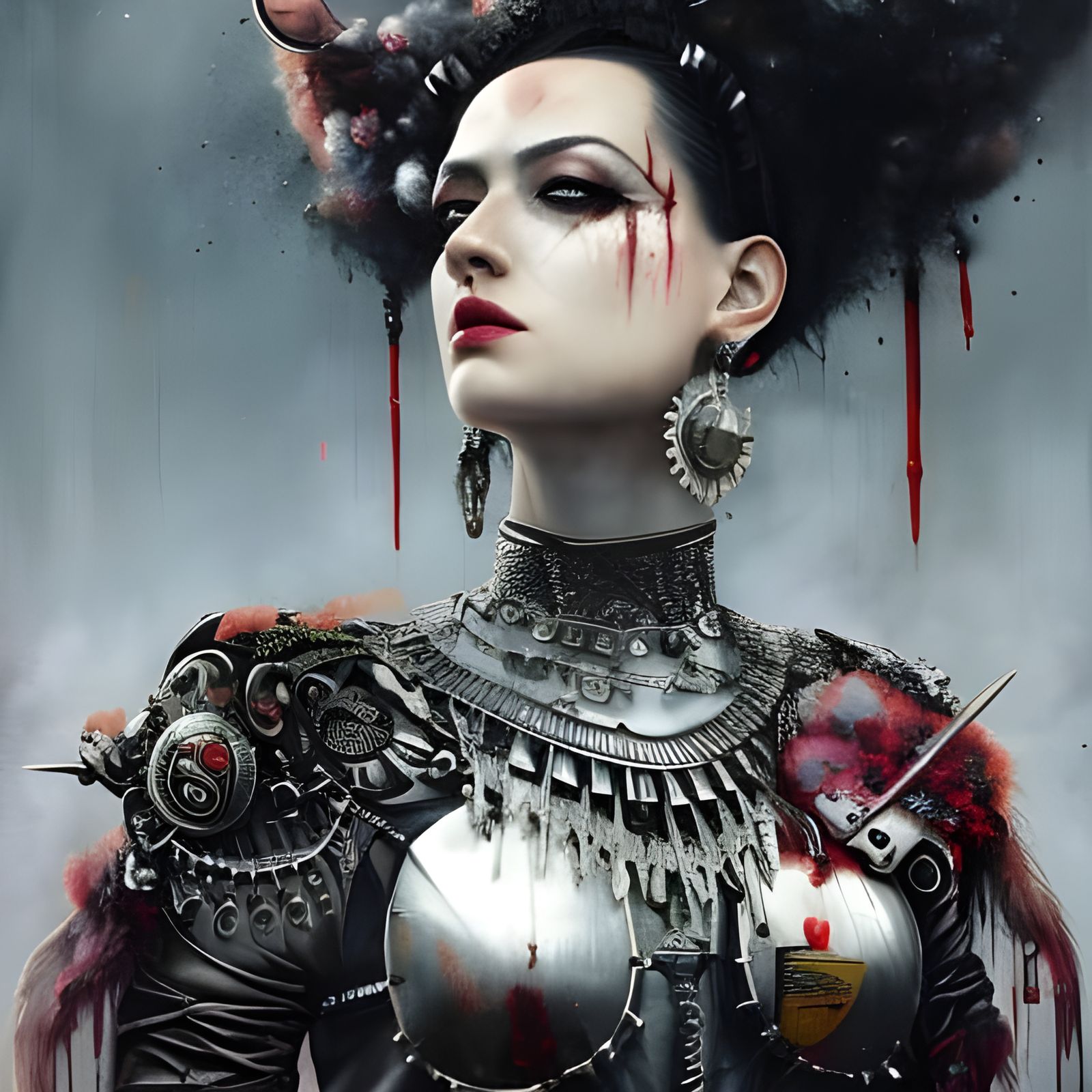 Wanted to try something raygun goth-esque - AI Generated Artwork ...