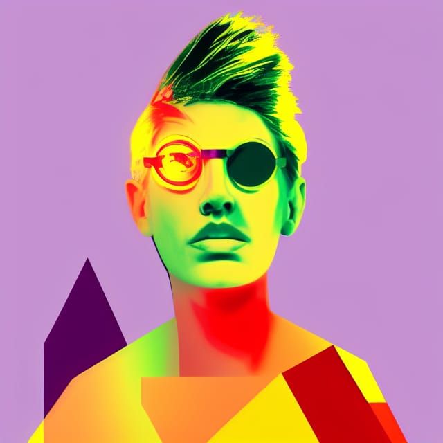 pop art, splash screen art, golden, digital art, golden ratio ...