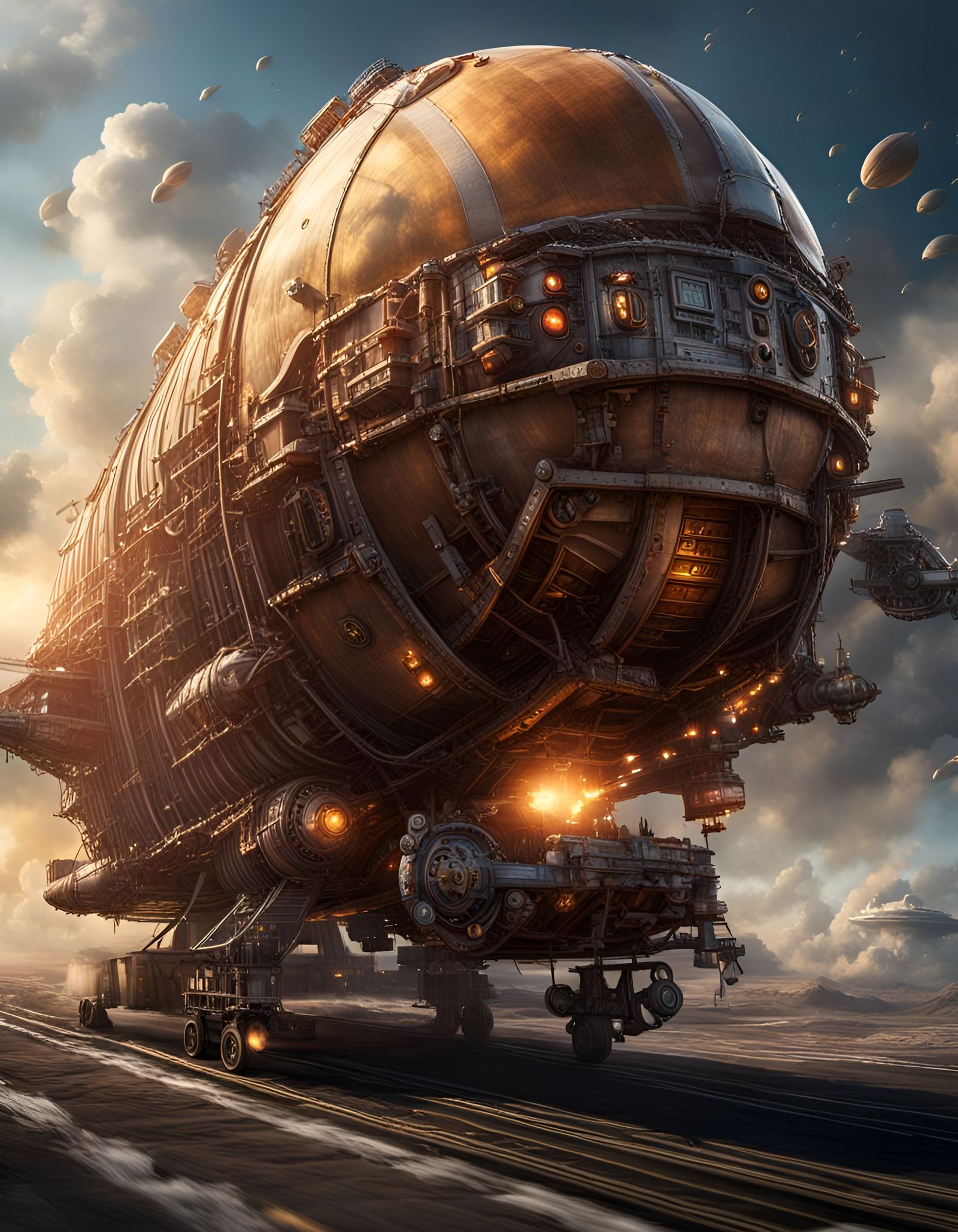 Airship Story - Part 2 - AI Generated Artwork - NightCafe Creator