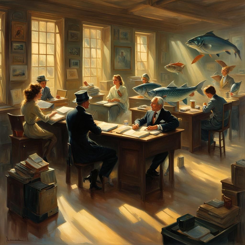 Marine Biologists School - AI Generated Artwork - NightCafe Creator