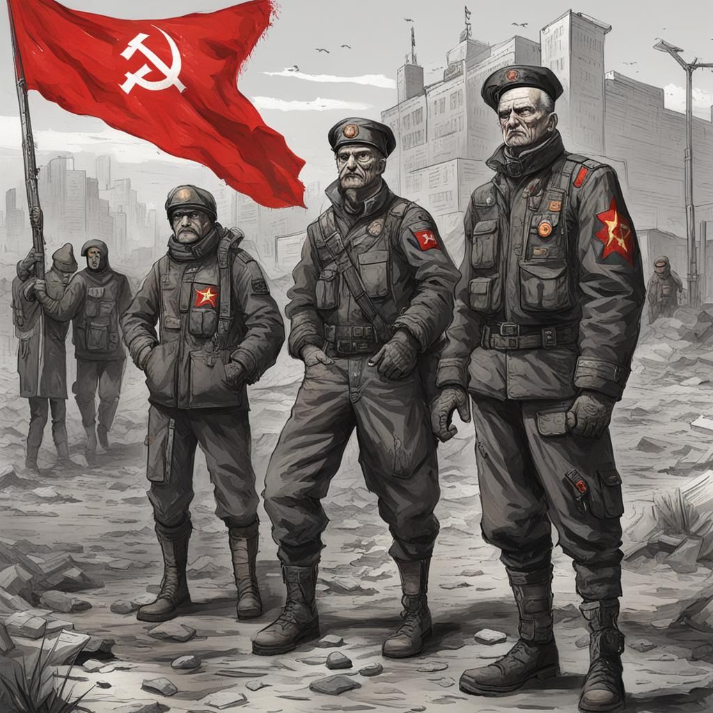 Flesh punk Soviet - AI Generated Artwork - NightCafe Creator