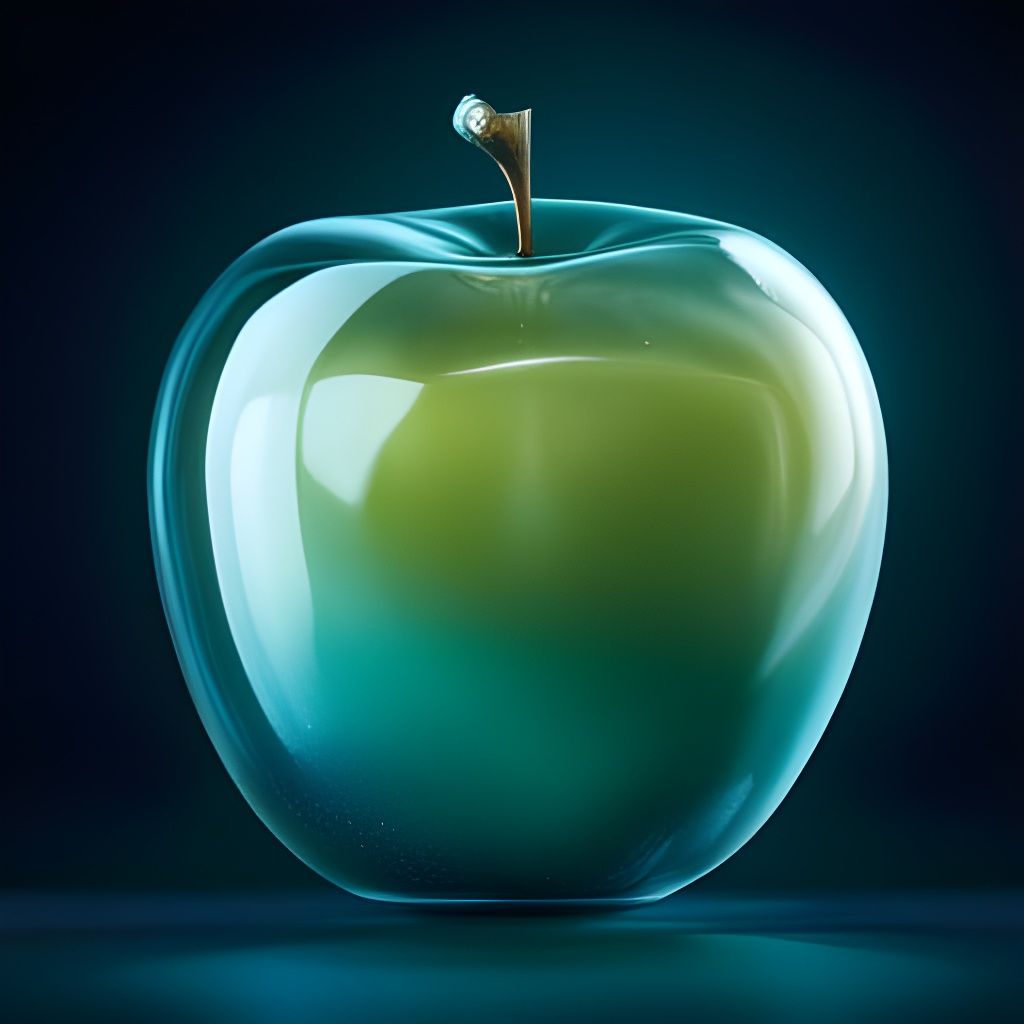 Translucent Apple - AI Generated Artwork - NightCafe Creator