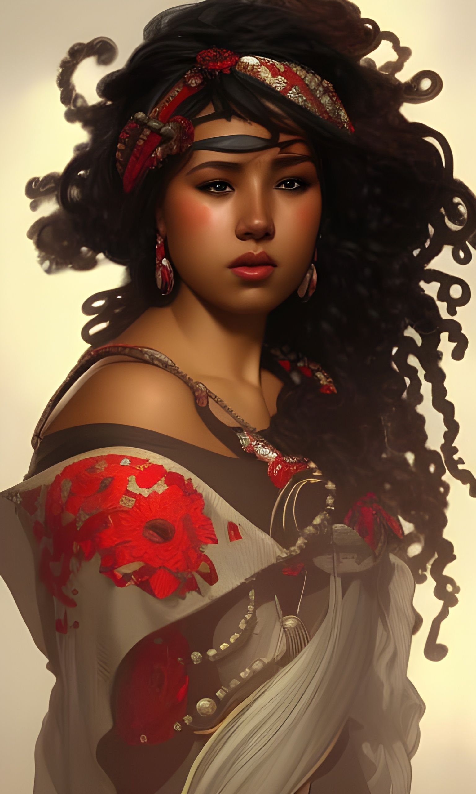 Gypsy woman - AI Generated Artwork - NightCafe Creator