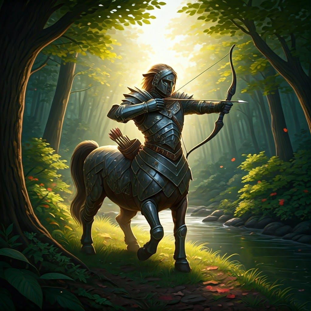 Centaur in full armour - Centaur in full armour