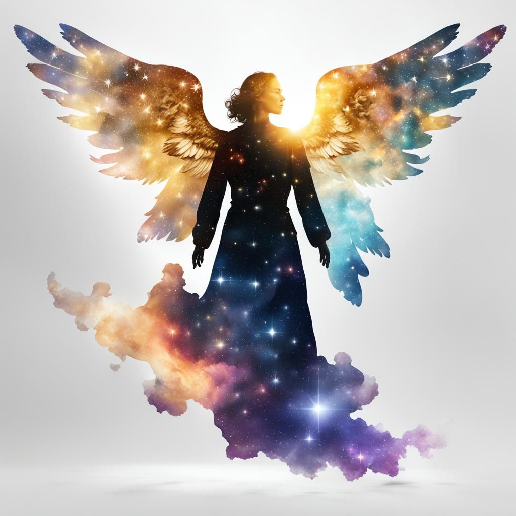 Cosmic angel #6 - AI Generated Artwork - NightCafe Creator
