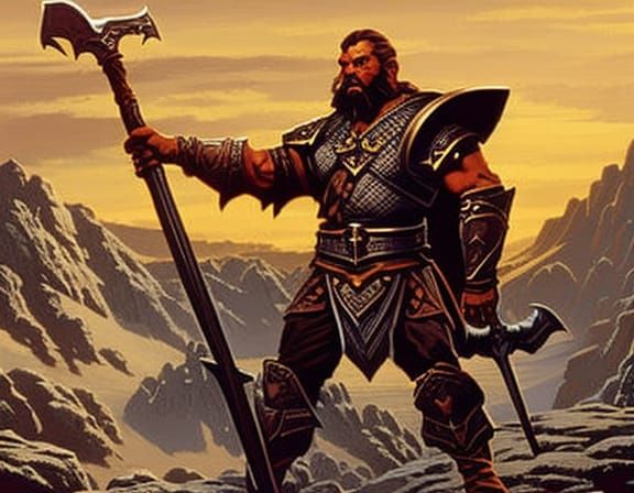 Mountain dwarf - AI Generated Artwork - NightCafe Creator