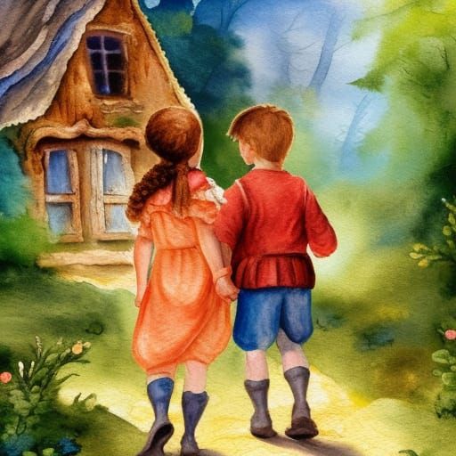 hansel and gretel 3 - AI Generated Artwork - NightCafe Creator