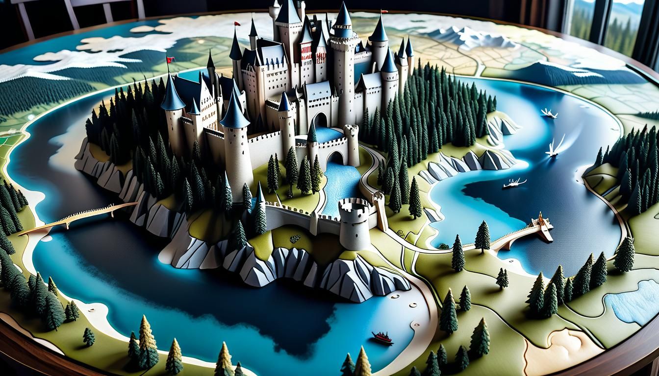 3D Map - AI Generated Artwork - NightCafe Creator