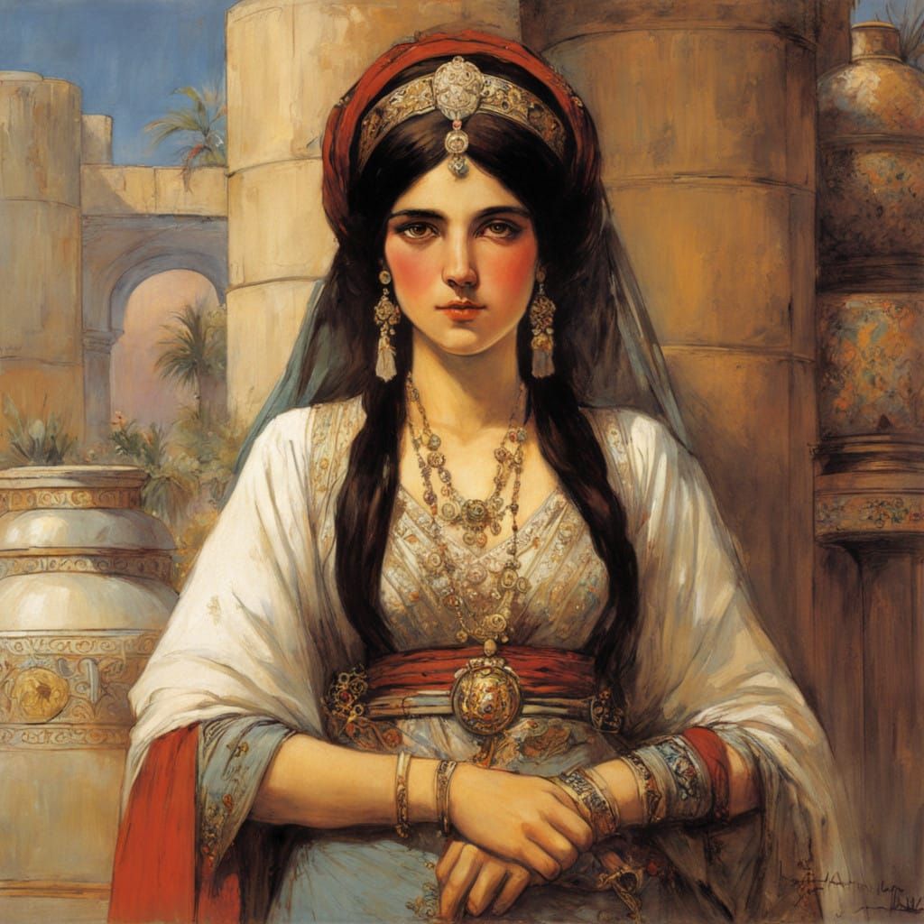 Turkish princess - Oriental Princess in a Dainty Dress