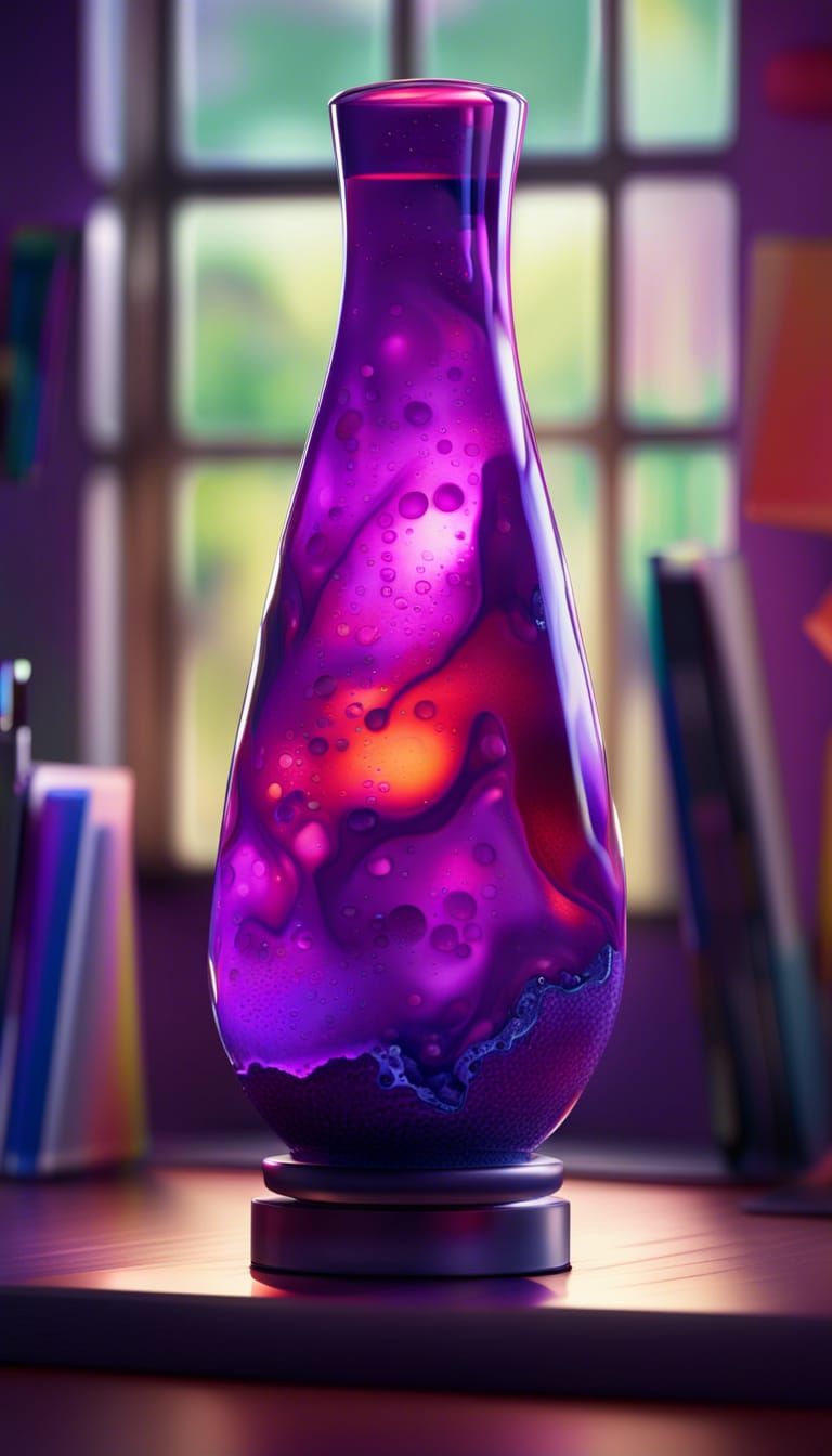 Modern Lava Lamp - AI Generated Artwork - NightCafe Creator