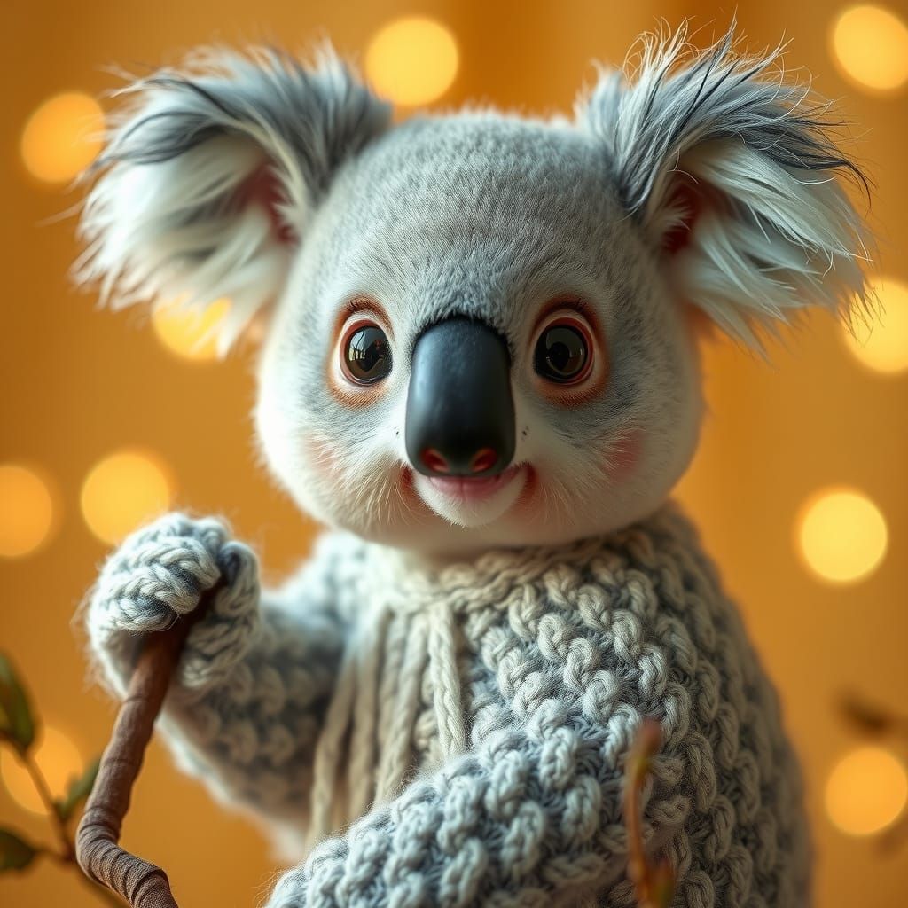 Koala - Cute Baby Koala in a Dreamy, Enchanted World