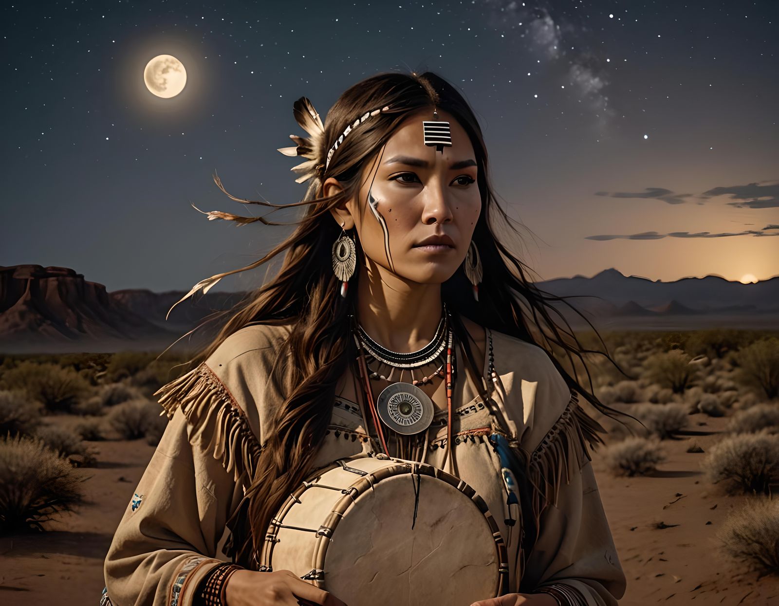 native American drum - AI Generated Artwork - NightCafe Creator