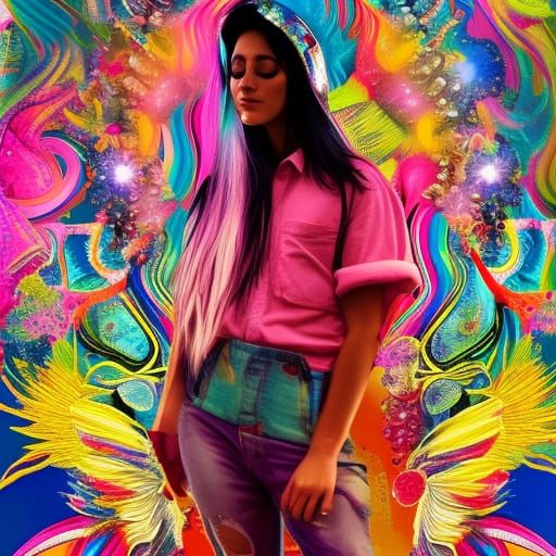 Hip-hop girl - AI Generated Artwork - NightCafe Creator