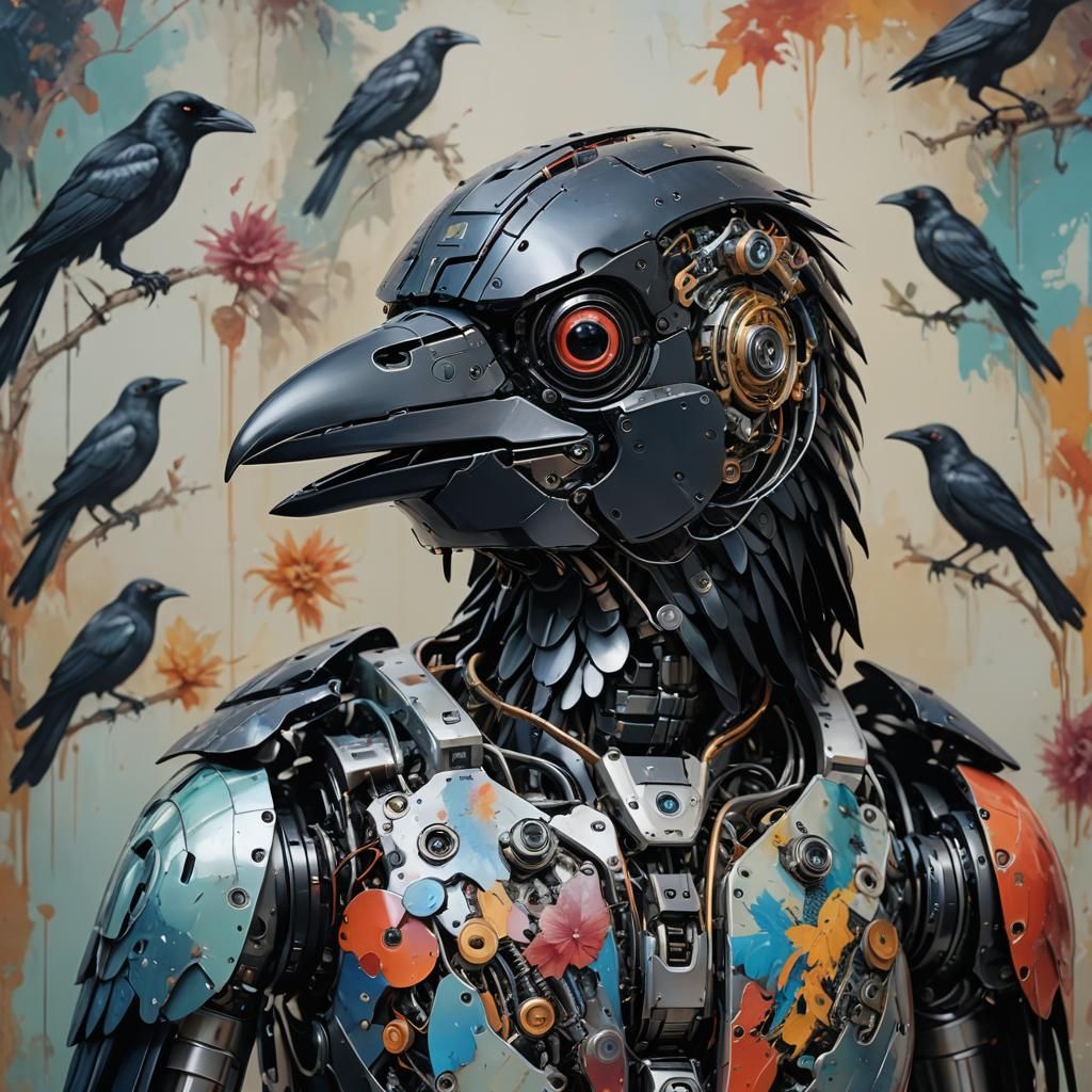 The Crow - AI Generated Artwork - NightCafe Creator