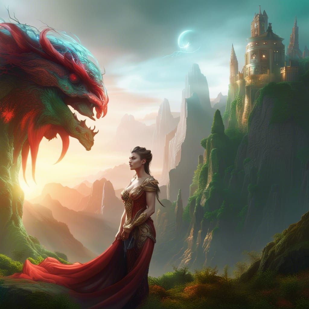 Demon Summoner - AI Generated Artwork - NightCafe Creator