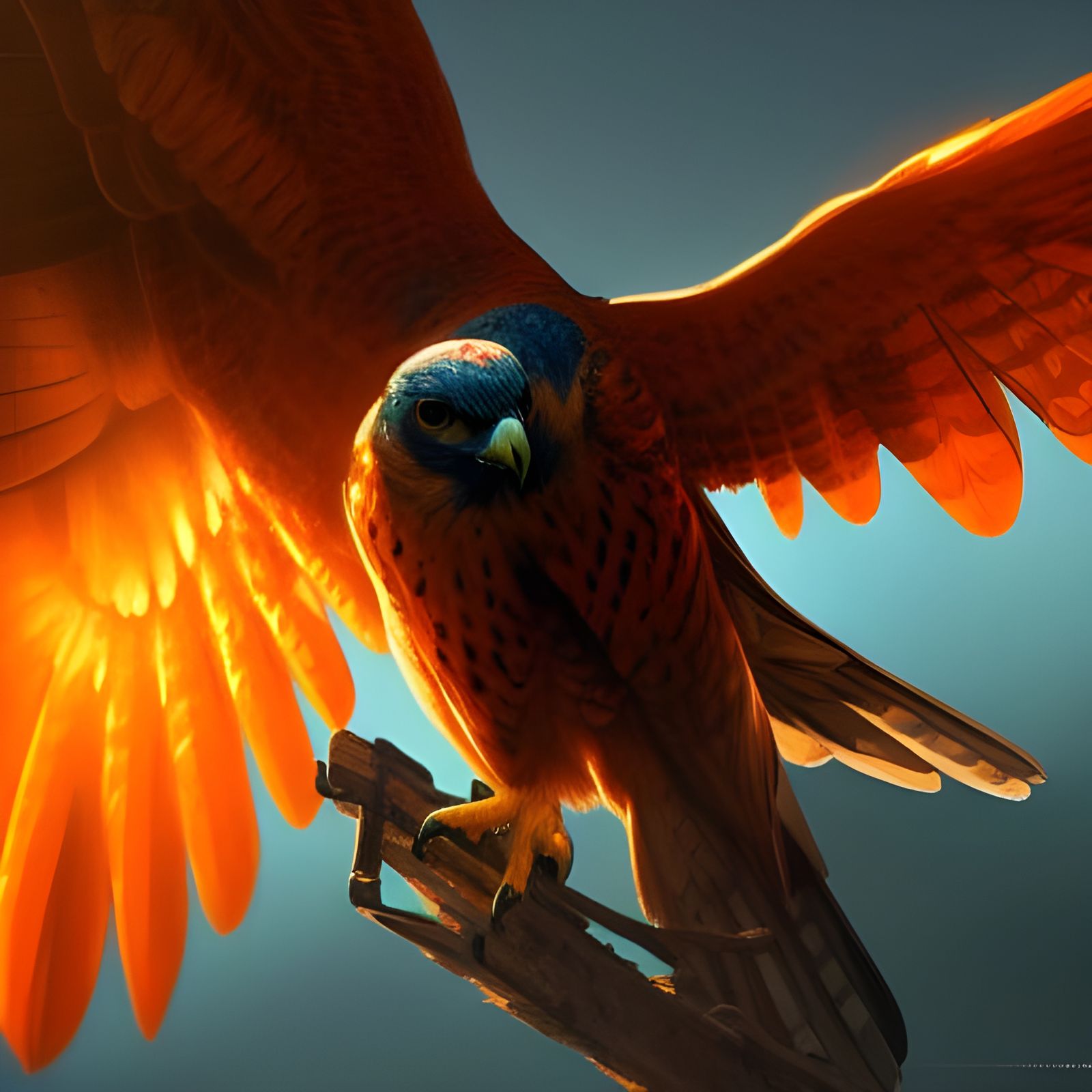 Majestic falcon - AI Generated Artwork - NightCafe Creator