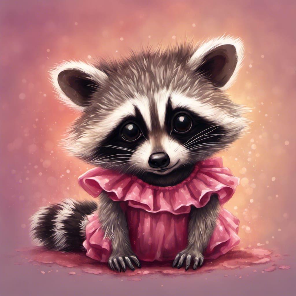 cute racoon - AI Generated Artwork - NightCafe Creator