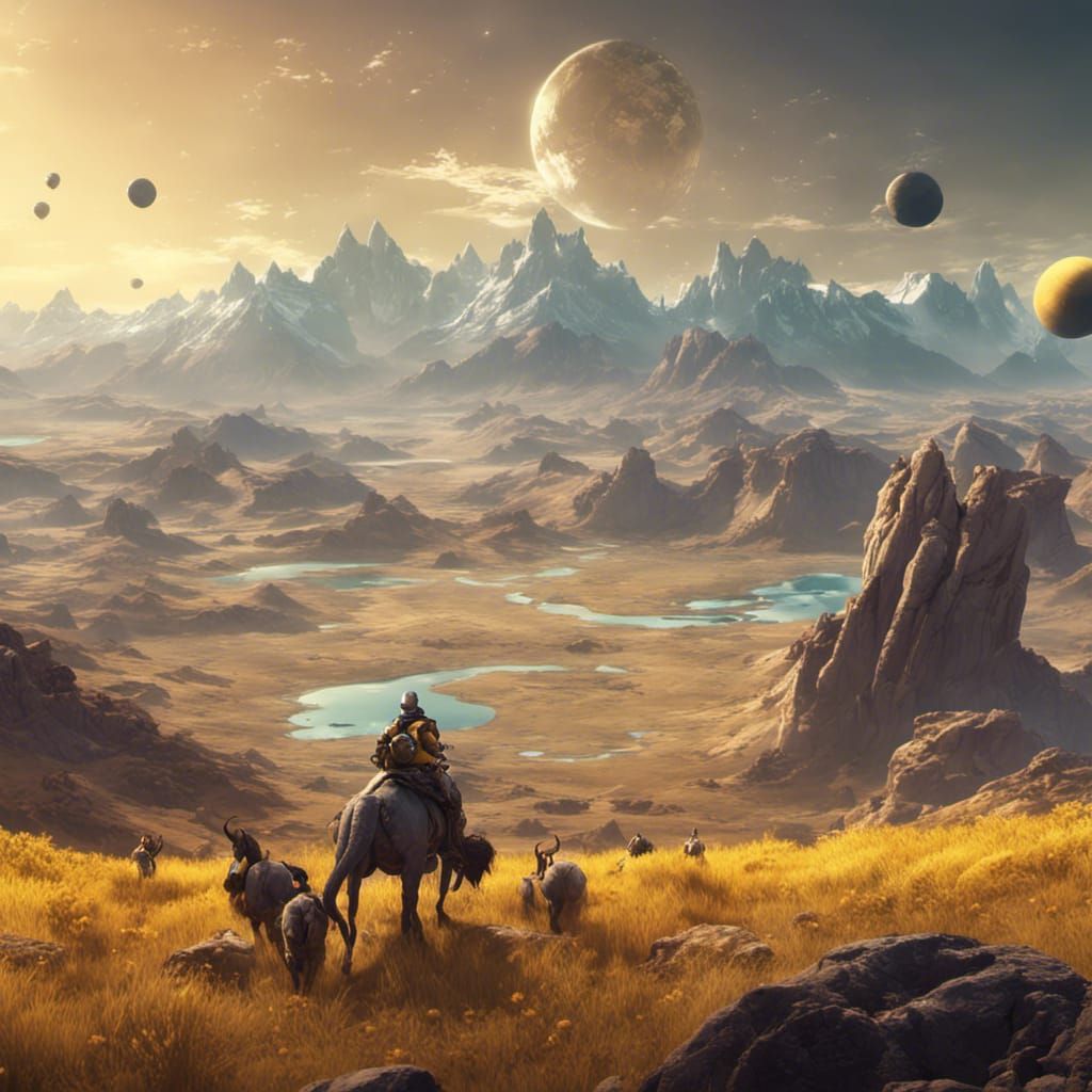 Space Cowboy - AI Generated Artwork - NightCafe Creator