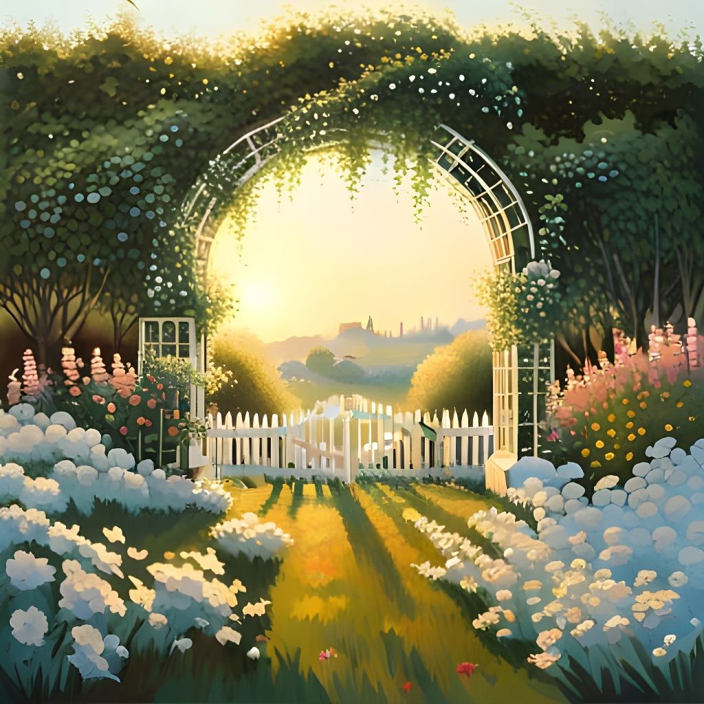 Spring Garden - AI Generated Artwork - NightCafe Creator