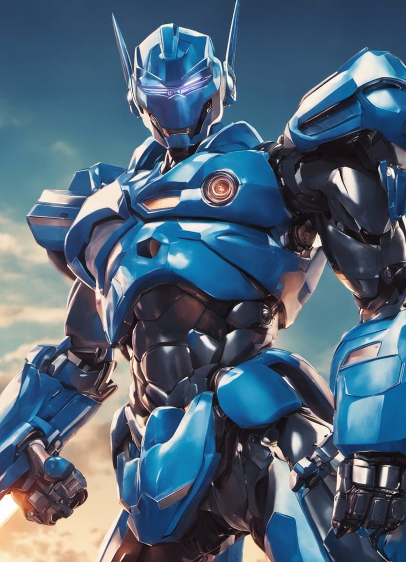 Blue 💙 Ranger - AI Generated Artwork - NightCafe Creator