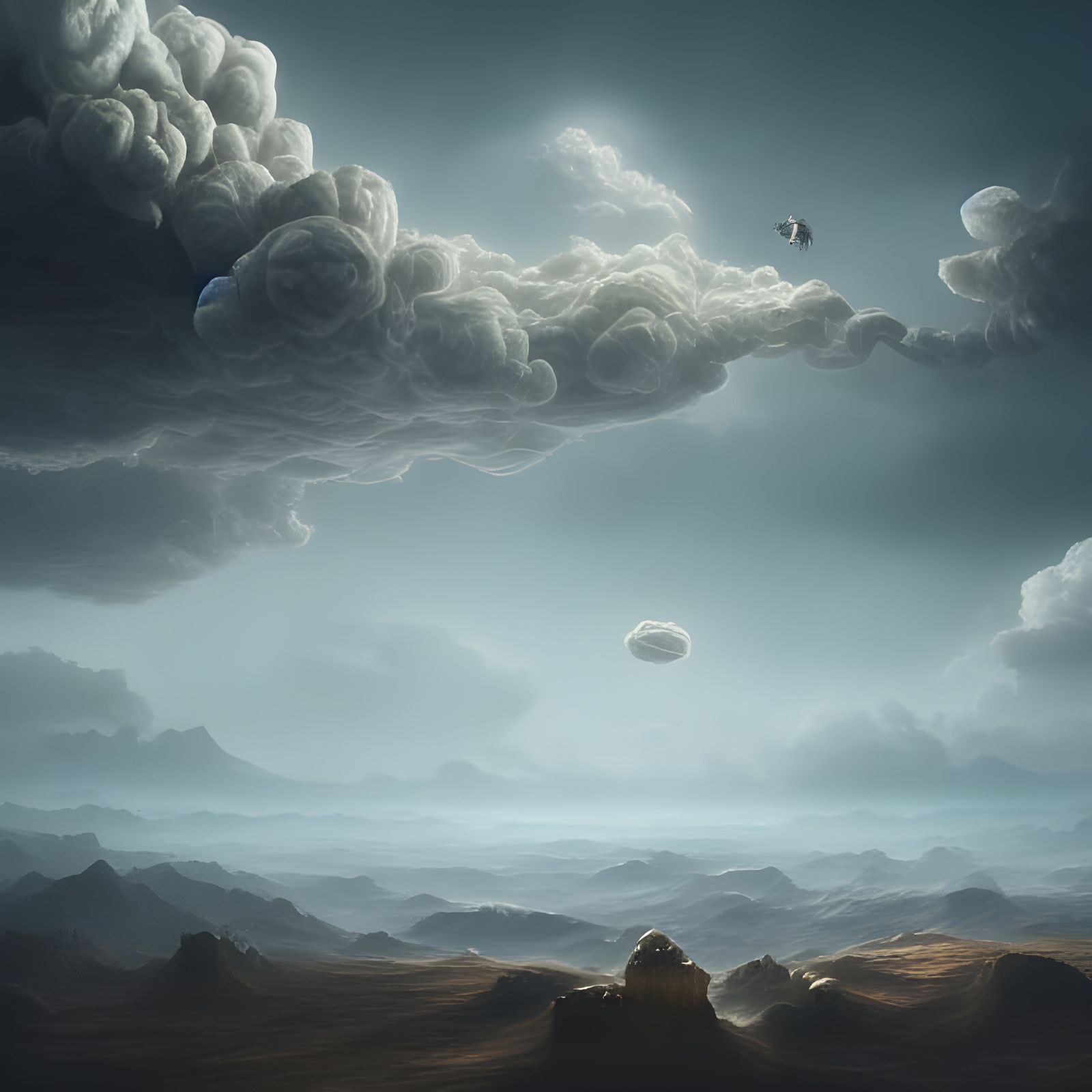 Cloudtop Rest - AI Generated Artwork - NightCafe Creator