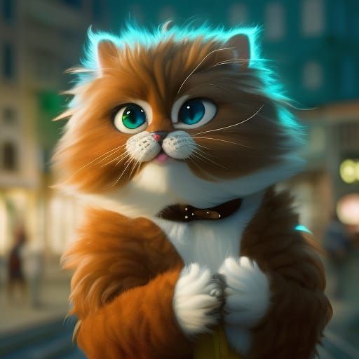 Do you guys have a job for me.? Im handsome & fluffy - AI Generated ...