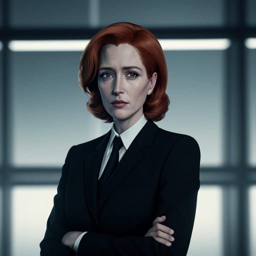 Gillian Anderson as FBI Special Agent Dana Scully