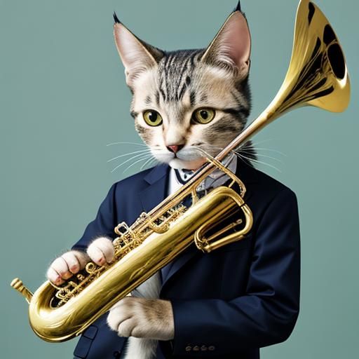 kitty musician - AI Generated Artwork - NightCafe Creator