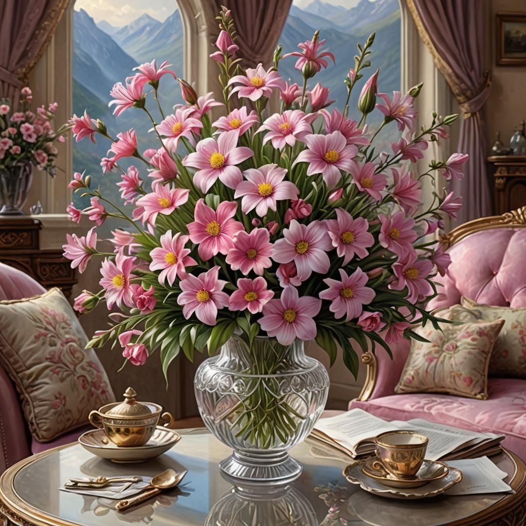 Flowers in bloom ~ - AI Generated Artwork - NightCafe Creator