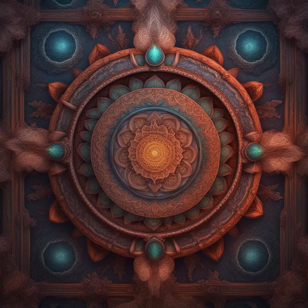health mandala - AI Generated Artwork - NightCafe Creator