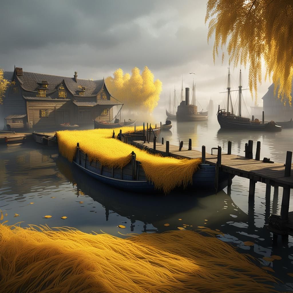 Symphony in Yellow (after Wilde) - AI Generated Artwork - NightCafe Creator