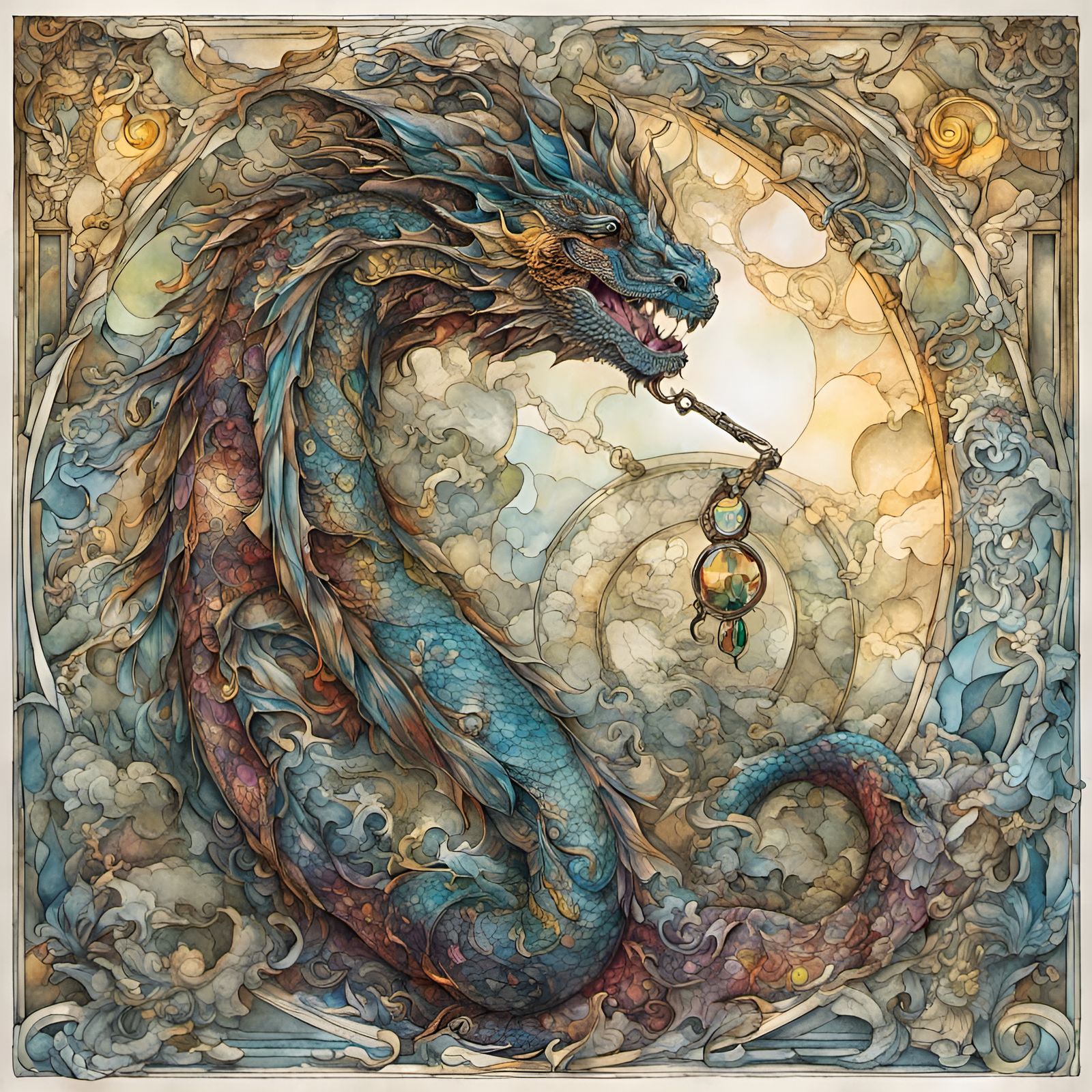 Dragon - AI Generated Artwork - NightCafe Creator